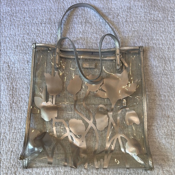 kate spade | Bags | Kate Spade Transparent Floral Tote Bag | Poshmark